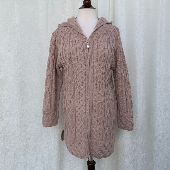 Aran Crafts | Sweaters | Aran Crafts Of Ireland 0 Wool Fisherman Chunky ...